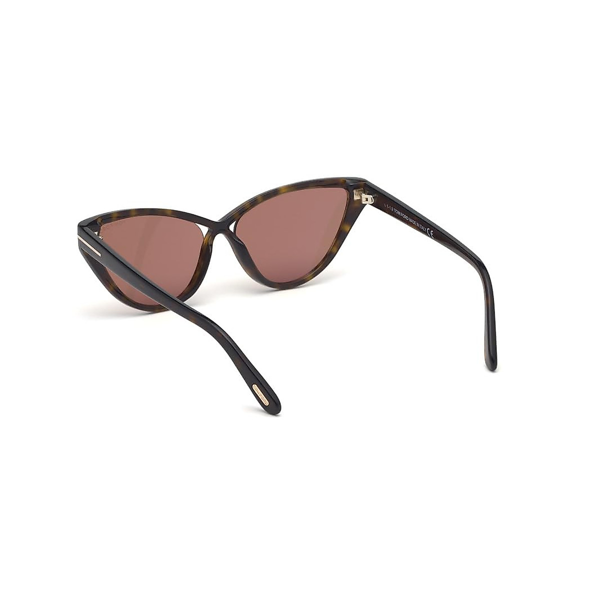 Tom Ford Cateye Sunglasses TF740 Charlie-02 52E Dark Havana 56mm FT0740