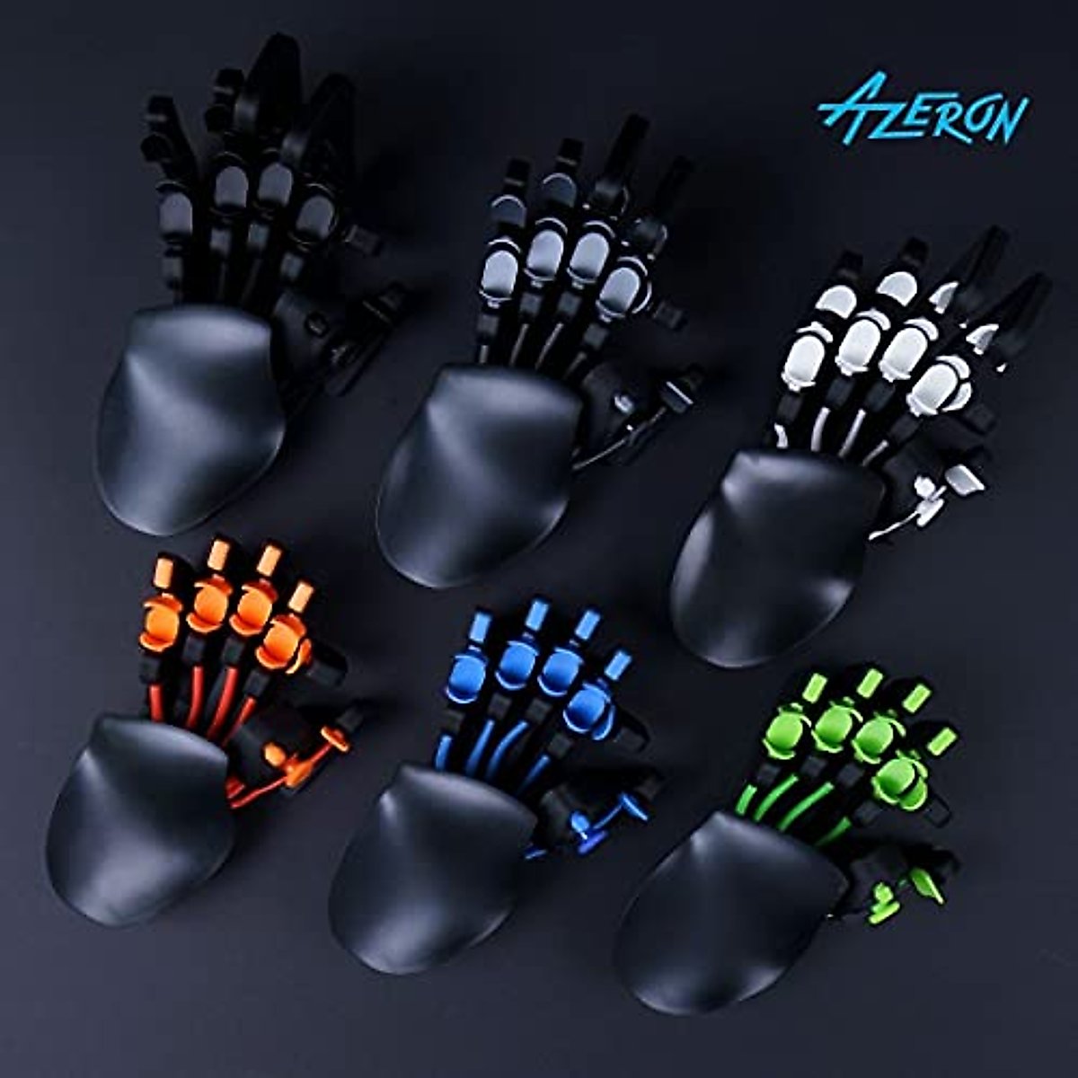 Azeron Classic Gaming keypad - Programmable Gaming Keyboard for PC & Console Gaming - Customized, 3D Printed Analog Thumbstick keypad with 26 Buttons - for Righties (Galaxy Purple)