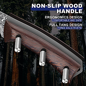 PURPLEBIRD Boning Knife for Meat Cutting Set, 3pcs Razor Sharp Butcher Knife Set, Japanese Steel Fillet Knife Full Tang, Wood Handle Trimming knife, Deboning Knife for Fish Poultry Chicken, Gift Mom