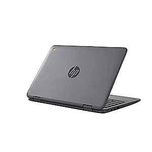HP Chromebook 11 x 360 2-IN-1 11.6 inches (1366x768) TOUCHSCREEN, Celeron Dual-Core N3350, 32GB SSD, 4GB, Bluetooth, Webcam Chrome OS (GRAY) (Renewed)