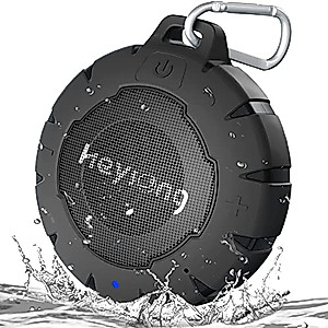HEYSONG Small Shower Speaker, IP67 Waterproof Speakers, 15H Playtime, Stereo Pairing, Lightweight Portable Speaker for Pool, Beach, Hiking, Boat, Kayak Accessories