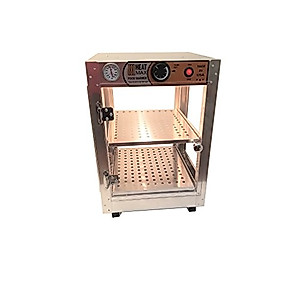 Commercial 110V Countertop Food Warmer Display Case w/ Water Tray 14x14x20 -- MADE IN USA WITH SERVICE AND SUPPORT