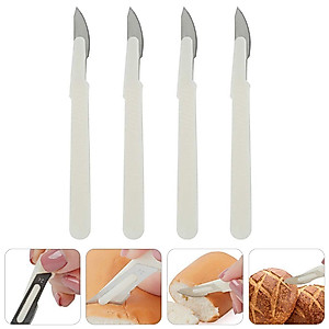 Hemoton 4 Pcs Hand Crafted Bread Lame Bread Bakers Lame Slashing Tool Dough Scoring Dough Making Slasher Tools for Cutting Bread Supplies