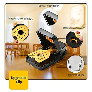 OZZEGCOO 6 Pack, Large Size and Reusable Tool, That Work Indoor and Outdoor Quick Effective Catcher for The House, Garden, Garage