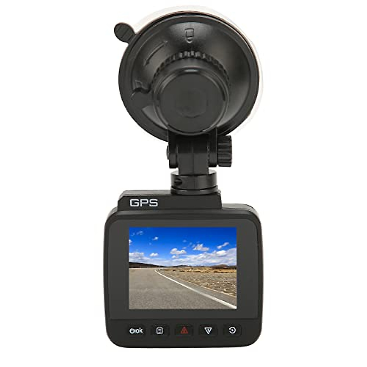 Dash Cam Front and Rear, 2K 1080P Full HD Car Dashboard Camera with 2in IPS Screen, Night, WDR, 170° Wide Angle, G Sensor, Recording, Built in WiFiAPP