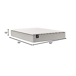 Sealy Essentials Spring Winter Green Faux Eurotop Soft Feel Mattress, Full