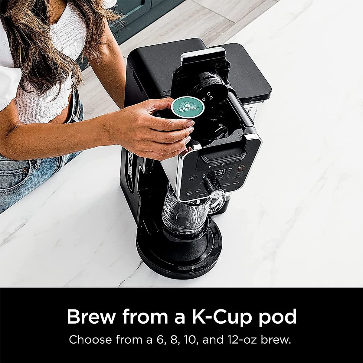 Ninja CFP201 DualBrew 12-Cup Drip, Single-Serve Coffee Maker (Renewed) Bundle with 3 YR CPS Enhanced Protection Pack