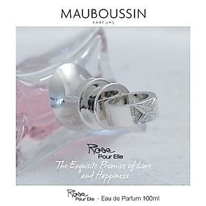 Mauboussin - Rose Pour Elle 100ml (3.3 Fl Oz) - Eau de Parfum for Women - Floral, Fruity & Fresh Scents