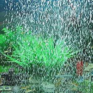 Zerone Air Stone Bubble, Fish Tank Aquarium Air Bubble Wall Air Stone Tube Spray Aeration Tube for Fish Tank(28")