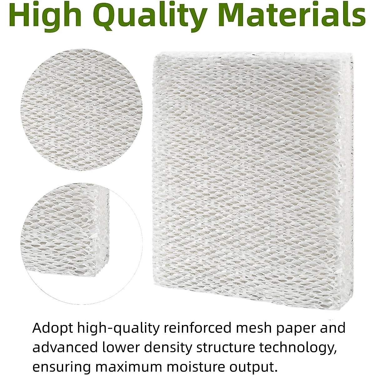 4-Pack Humidifier Filter Replacement Compatible with Aprilaire Water Panel 35 Models 350, 360, 560, 560A, 568, 600, 600A, 600M, 700, 700A, 700M, 760, 760A, 768, Compatible with Honeywell HC26P, HC26