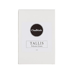ChadMade Tallis Collection Fabric Sample Booklet in 15cm(L) x 10cm(W) x 5.5cm(H), Polyester Linen Blend, Midweight, 38 Colors Included, Front Back Same Color and Texture
