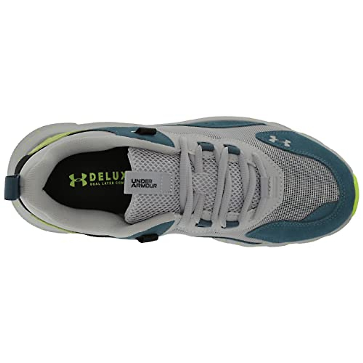 Under Armour Men's Charged Verssert Speckle Running Shoe, (103) Mod Gray/Lime Surge/Black, 12