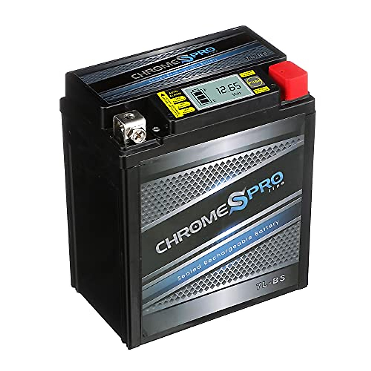 Chrome Pro YTX7L-BS High Performance - Maintenance Free - Sealed iGel Motorcycle Battery