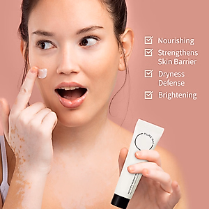 PURE'AM Authentic Barrier Cream - Korean Moisturizer For Dry & Sensitive Skin & Acne, 2.5 Fl Oz, 75ml, Vegan