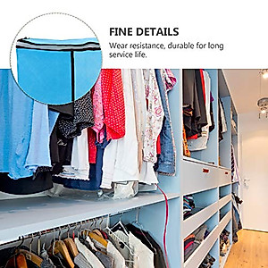 WINOMO Clothing Storage Bags 2Pcs Packing Cubes Travel Luggage Organizers Bags Clothing Sorting Packages Pouches for Wardrobe Suitcase Clothes Home 48X47X28cm 60X35X40cm (Blue) Clothes Storage Bag