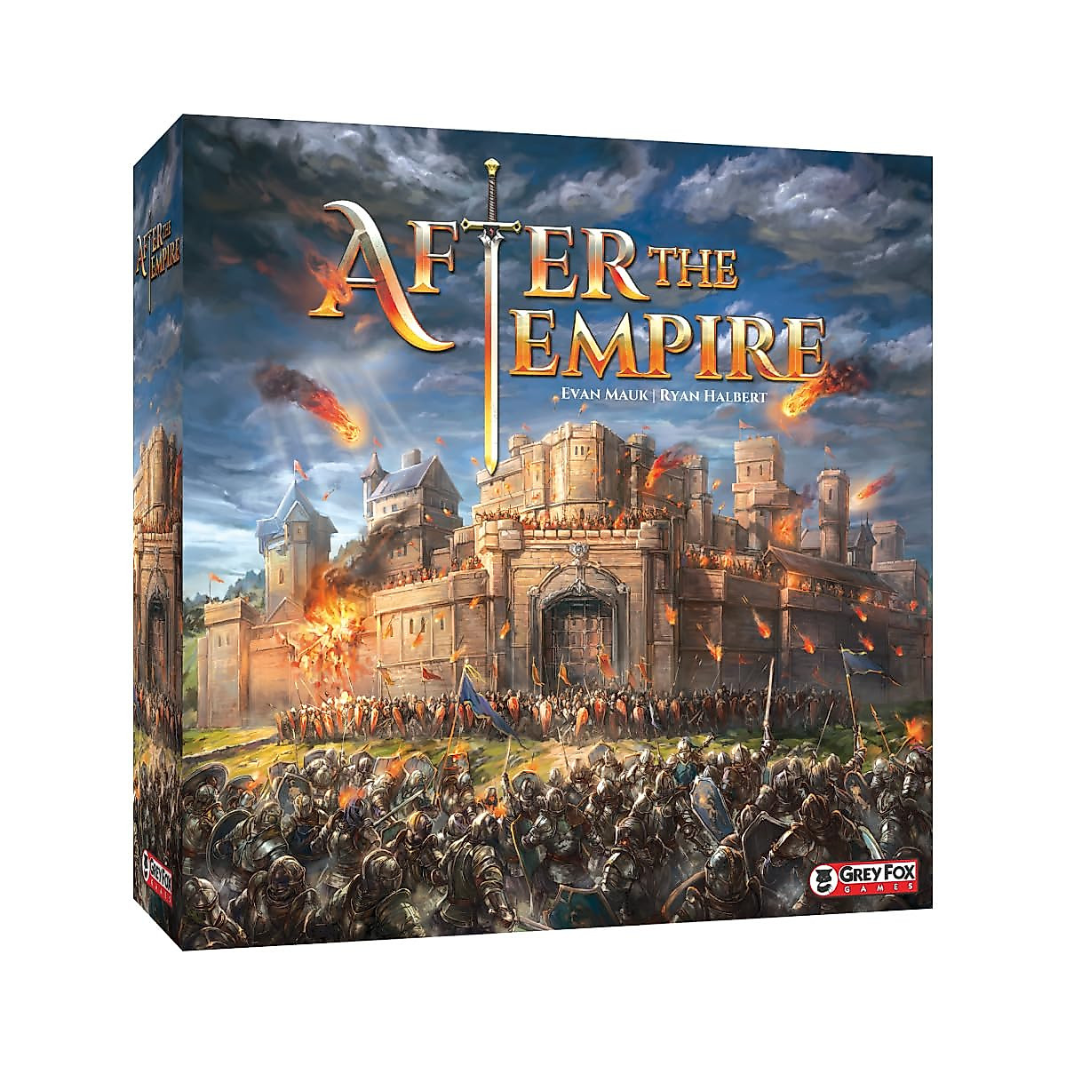 Grey Fox Games After The Empire Board Game, 60-90 mintues, 2-4 Players, Defend Your Kingdom and Rule The Land