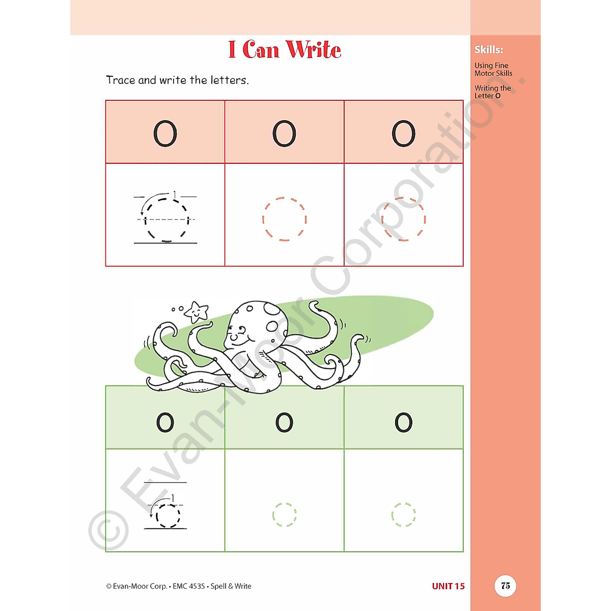 Skill Sharpeners Spell & Write, Pre-K