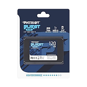 Patriot Burst Elite 120GB Internal SSD - SATA 3 2.5" - Solid State Drive - PBE120GS25SSDR
