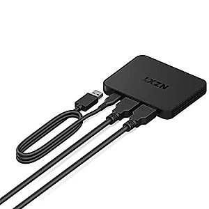 NZXT Signal 4K30 Full HD USB Capture Card - ST-SESC1-WW - 4K60 HDR and 240Hz at Full HD (1080p) - Live Streaming and Gaming - Zero-Lag Passthrough - Open Compatibility