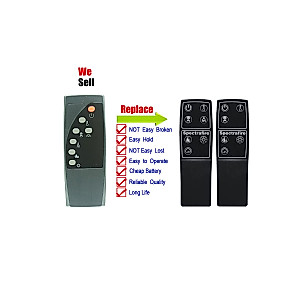 HCDZ Replacement Remote Control for Twin-Star ChimneyFree 32II300GRA Electric Fireplace Stove Heater