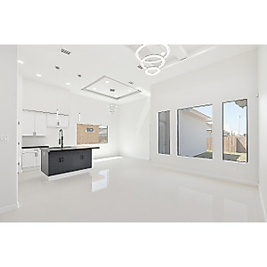 BUILDMART - 26x6 Modern AC Vent Cover - Decorative White Air Vent - Standard Linear Slot Diffuser - Register Grille for Ceiling, Walls & Floors - Texas