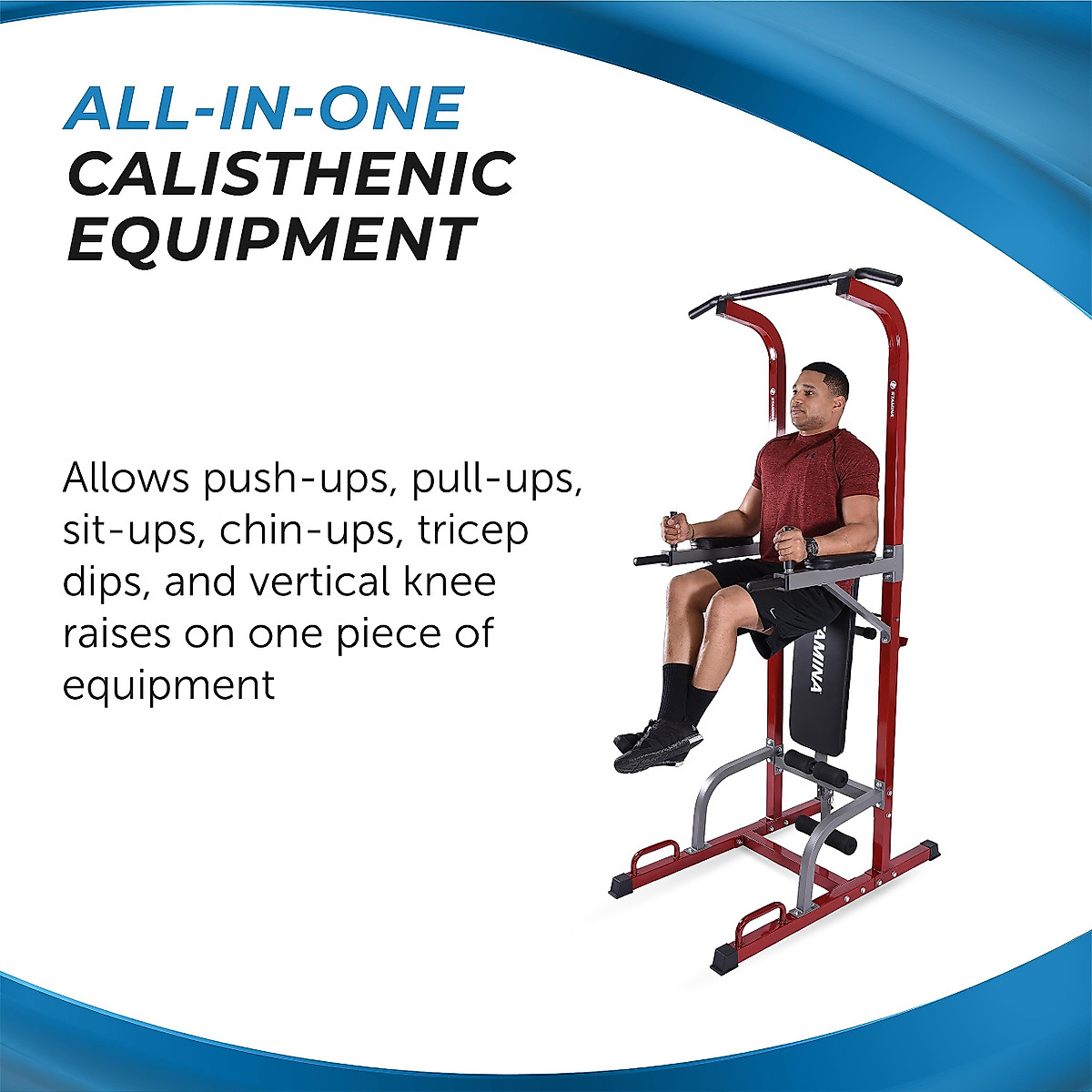 Stamina Products 735 Freestanding Adjustable Full Body Power Tower and Bench