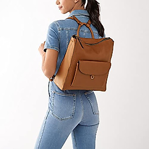 Fossil Parker Large Backpack, Saddle w/Outer Pocket