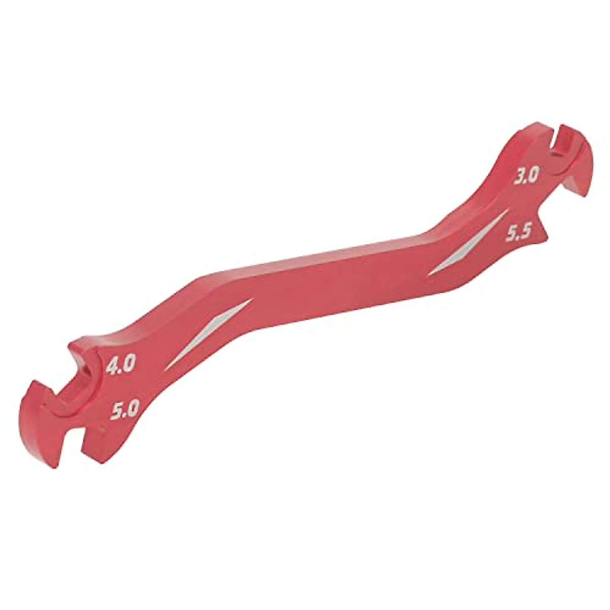 DKKY DKKY Racing RC Car Aluminum Screw Wrench Repair Tool 3/4/5.5mm for RC Model Car Upgrade Parts Accessories (Red)