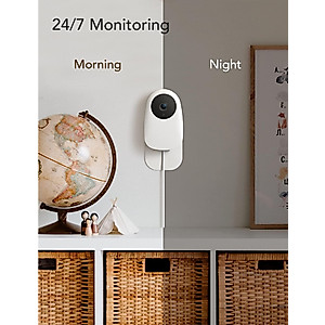 nooie Baby Monitor 2 Pack, Baby Camera Monitor with Phone Access, Video Baby Monitor WiFi Smartphone 2.4G, 1080P HD Night Vision, Two-Way Audio, Motion and Sound Alerts, SD or Cloud Storage