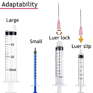 100 Pcs 18Ga 1 Inch/25mm Lab Dispensing Needle Luer Lock, Individually Sealed Wrapped