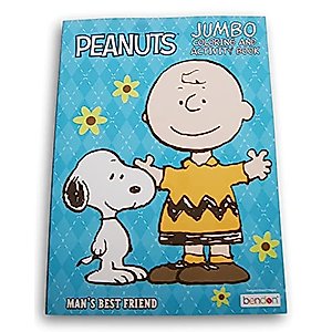 Peanuts Snoopy Coloring & Charlie Brown Activity Book - 80 Pages