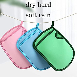 AAOCLO Upgraded Exfoliating Glove, Sponge Bath Wipe Gloves, Painless Back Scrub, Bath Towel, Mud Scrub Towel, Bath Artifact