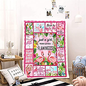 CYREKUD Flamingo Blanket Throw,Flamingo Gifts for Women,Pink Flamingo Gifts for Girls Blanket,Flamingo Christmas Decorations Gifts,Cozy Flamingo Themed Gifts Blanket for Sofa Couch Beds Décor