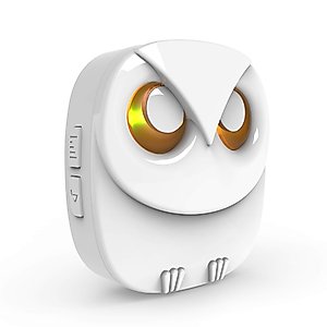 Extra Wireless Plug-in Receiver for HTZSAFE Wireless Alarms- Up to 32 Zones and 35 Optional Melodies- 4 Adjustable Volume Levels,White