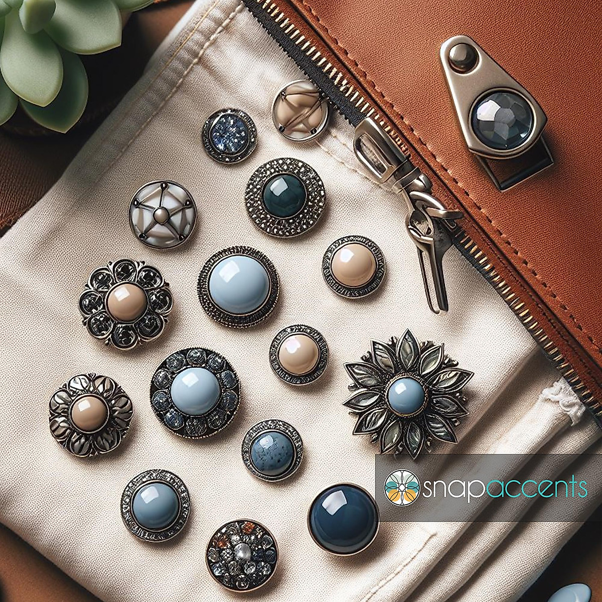 St. Patrick's Day Snap Jewelry Plaid Shamrock Clover 18MM Green Irish Ginger Charm Button Fits Women's Customizable Bracelets, Necklaces, Keychains, Rings