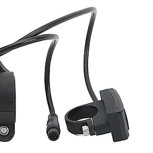 VQP EBike Display, Electric Scooter Bike LCD Display, Waterproof EBike Control Panel, 24V 36V 48V 52V 60V M5 5-Pin EBike Controller Meter LCD Monitor, 31.8mm 22.2mm Handlebar