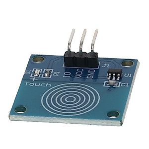 Fielect 4-Key Capacitive Touch Sensor Pad Module TTP224B for Arduino,Replacing The Traditional Touch Button