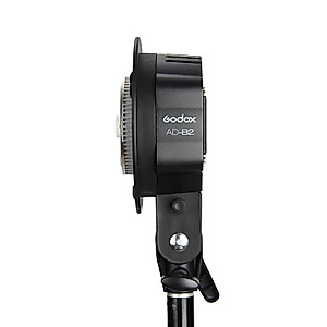 Godox AD-B2 Flash Bracket for AD200 AD200Pro Dual Power Twin Head Bowens Mount to Install 2 Godox AD200 AD200Pro Pocket Flashes or Flashpoint eVOLV 200 Speedlight to Achieve 400W Power Output