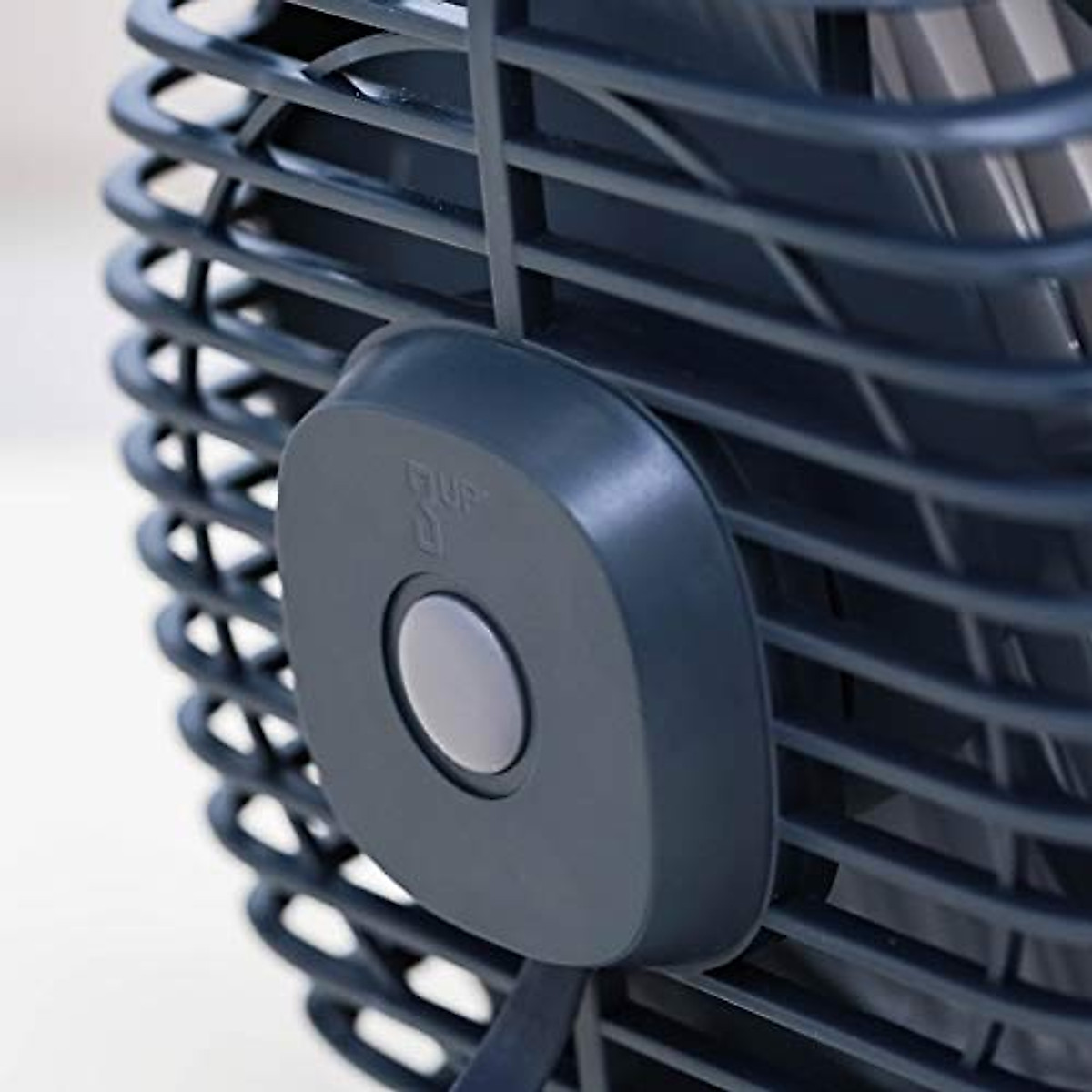 Toxz Portable Mini Fan Desktop Rotating Fan with Night Light,USB Rechargeable,Silent 3-Speed Wind,Simple Durable Small Fan,125x57x135mm