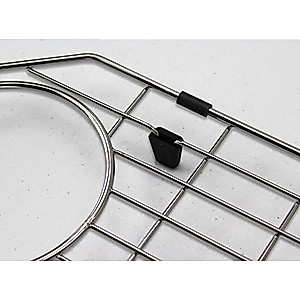 Transolid K-MTDD33229-1 Meridian 1-Hole Drop-in 50/50 Double Bowl 16-Gauge Stainless Steel Kitchen Sink Kit, 33-in x 22-in x 9-in, Brushed Finish