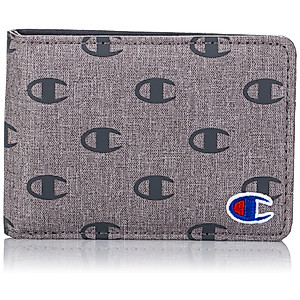 Champion Graphic Wallet, Heather Grey, One Size