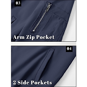 TACVASEN Jackets for Men Light Bomber Jacket for Men Jacket Men Fashion Varsity Jackets Men Windproof Jacket Men Lightweight Jackets Men Spring Jacket