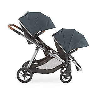 Contours Second Seat Accessory for Contours Legacy Stroller Only, Convert Your Legacy Stroller from Single to Double Mode, No Accessories Needed, (Front Position Only) - Washed Teal