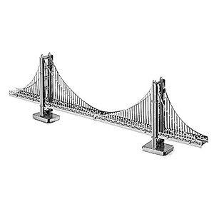 Fascinations Metal Earth San Francisco Golden Gate Bridge 3D Metal Model Kit