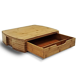 AeroGarden Bamboo Garden Storage Drawer, Holds Indoor Garden Supplies
