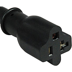 Conntek P515520 NEMA 5-15P to 5-15/20R Extra Heavy Duty Pigtail Adapter, UL Listed