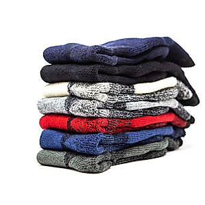 J.B. Field's Icelandic -30 Below XLR Winter Wool Socks (2 Pairs) (Medium (5-9 Shoe), Green)