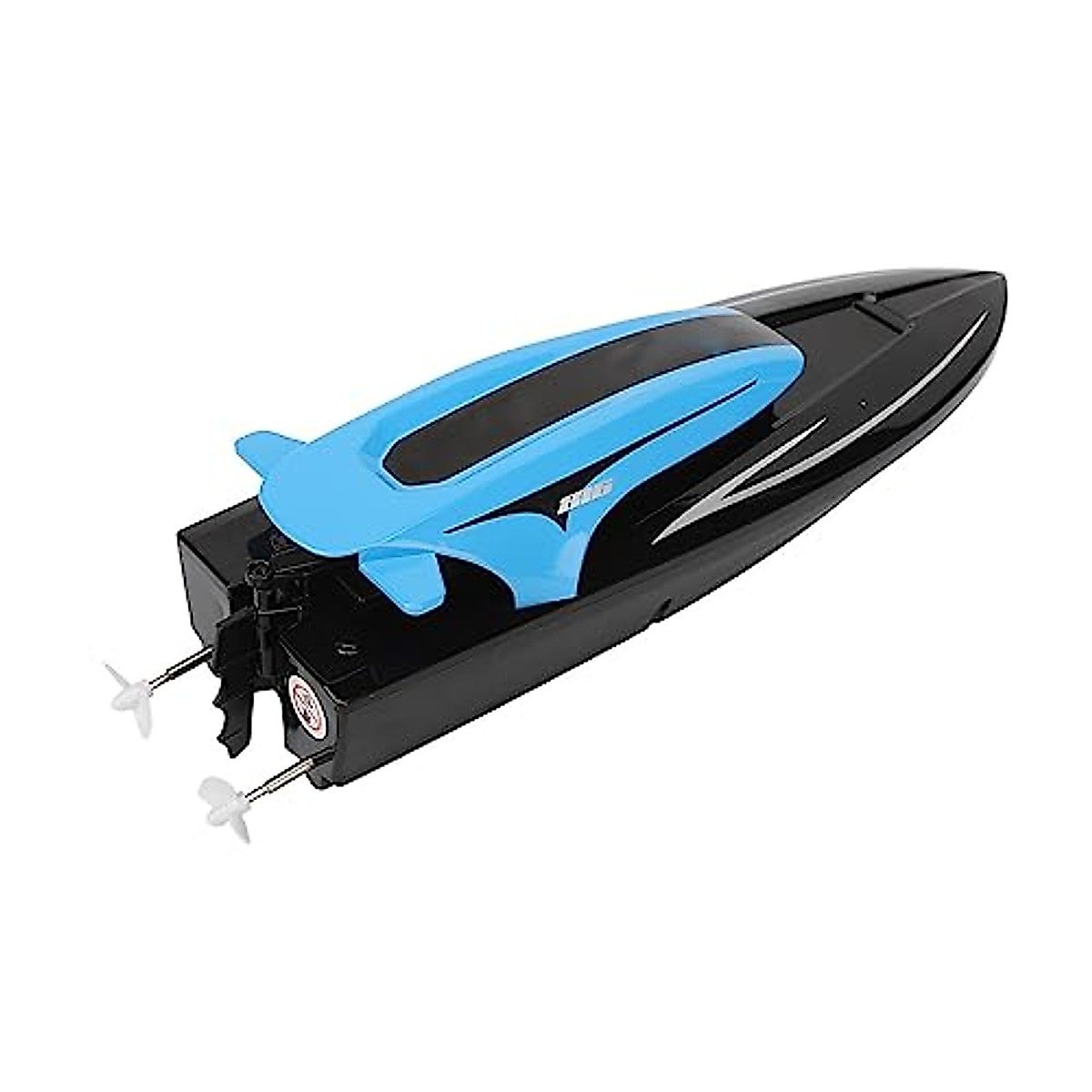 Jeanoko RC Boat, Powerful 4CH LED Light RC Boats Toy High Speed with Remote Control for Lakes