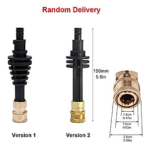 5.9 inch Short Lance Extension Rod Adapter for Worx WG629E WG630 WU629 WG644 Hydroshot Pressure Washer Accessories