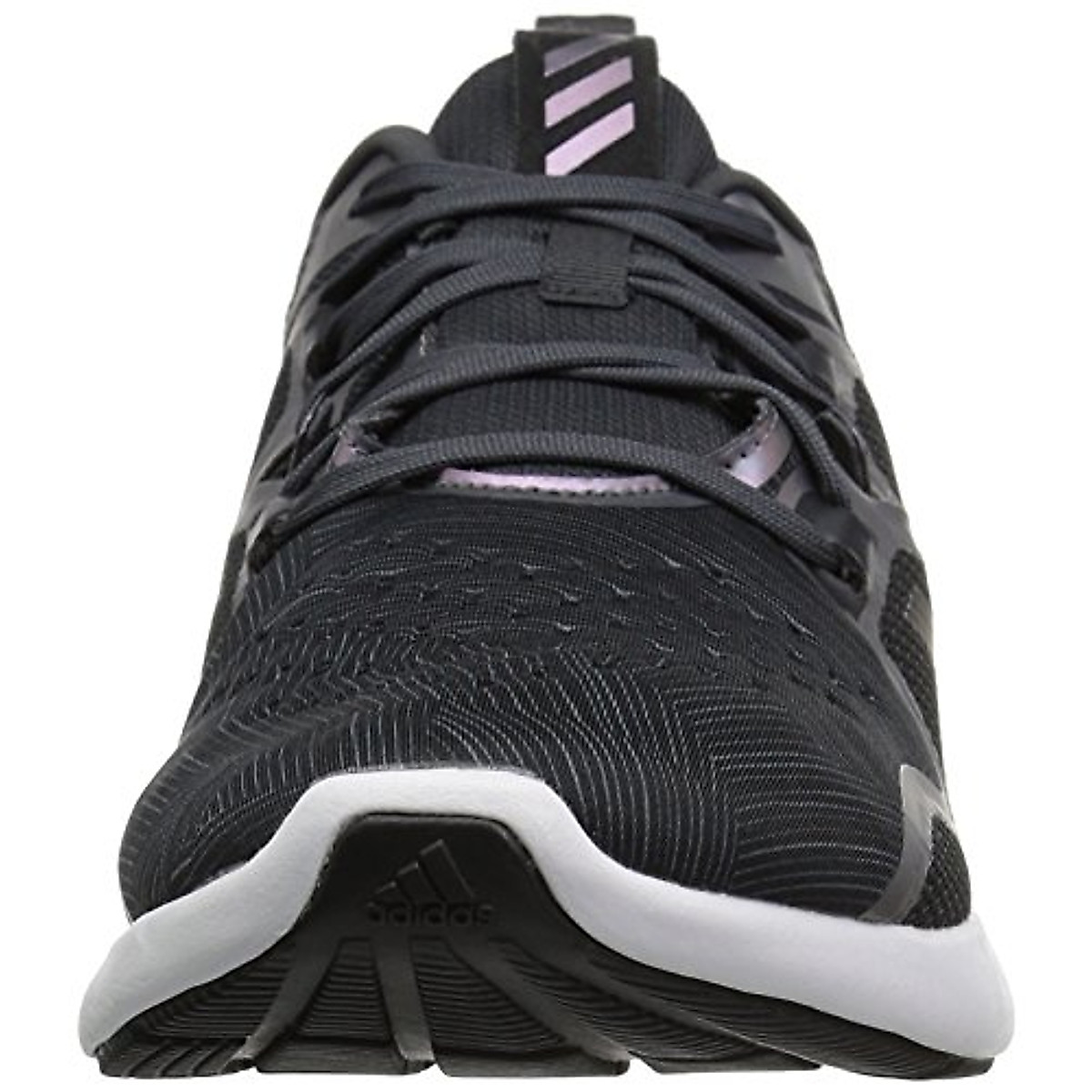 adidas Women's Edgebounce Mid Running Shoe, Carbon/Black/Night Metallic, 8.5 M US